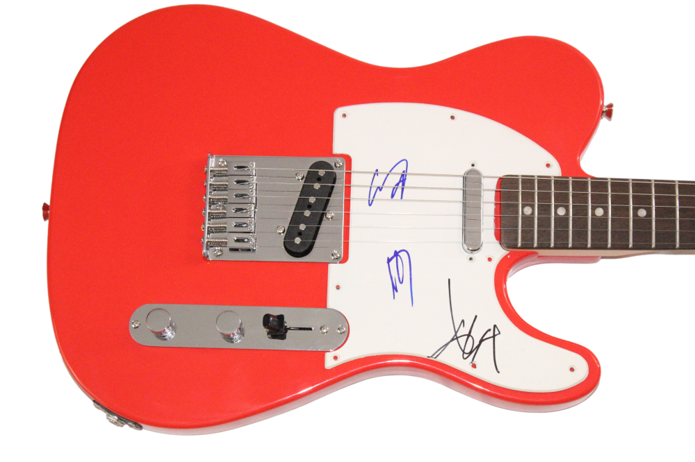 Jim Root Autographed Signed Slipknot Band Red Fender Telecaster Guitar ...