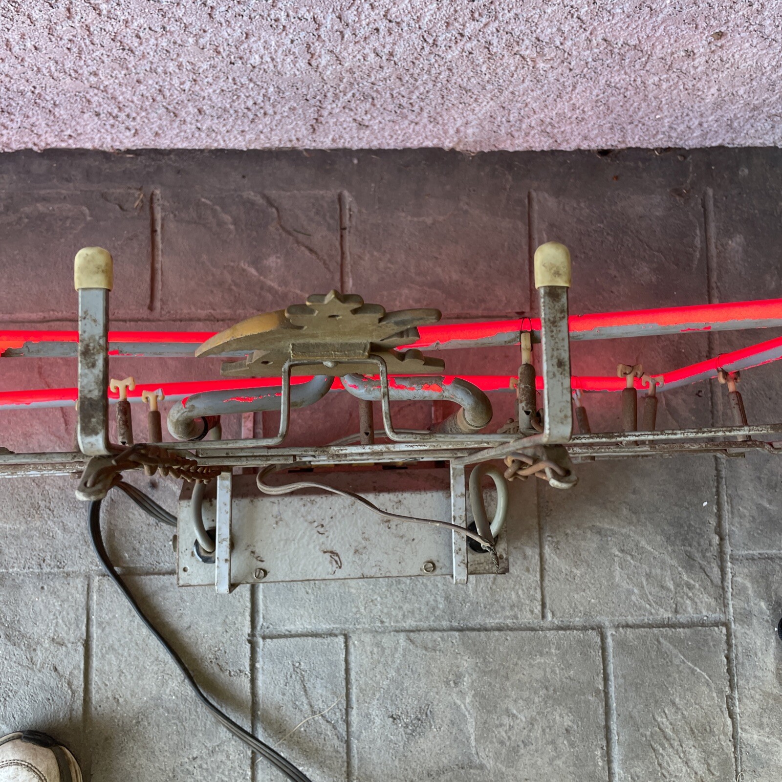 Vintage Early BUDWEISER Bow Tie Neon Sign Parts Light Beer Advertising ...