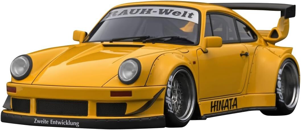 ignition model 1/18 RWB 930 WORK M1 Type 18-inch Wheels Yellow IG3621 ...