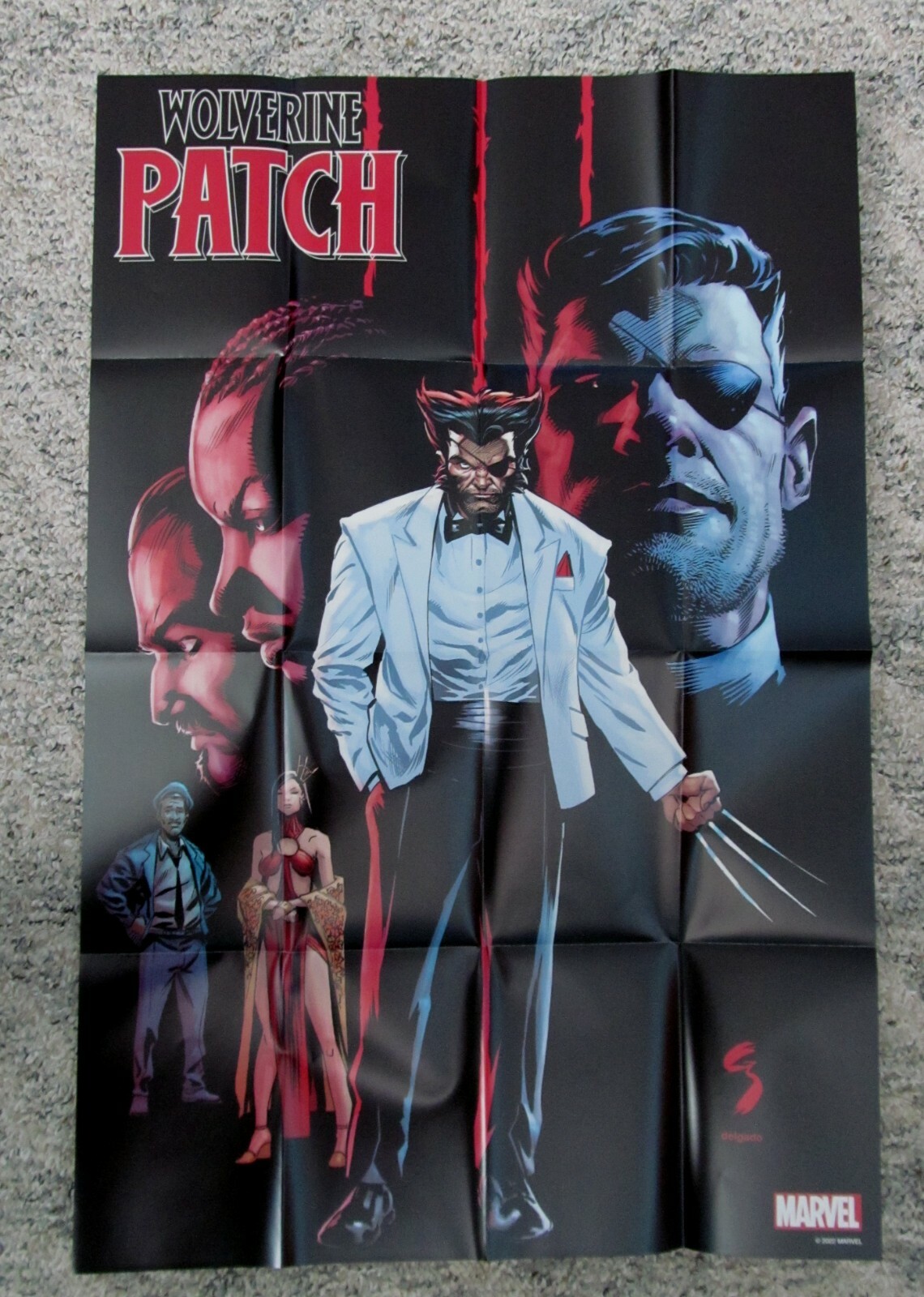 Wolverine Patch #1 Promo Poster Delgado 24 x 36 Folded 2022 | eBay