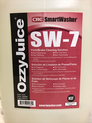 CRC OzzyJuice 14721 SW7 Parts/Brake Cleaning Solution, 5 Gal. 14721 | eBay
