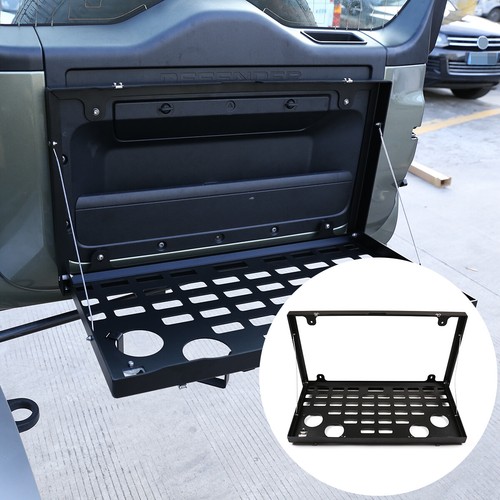 Black Car Foldable Tailgate Table Rack Shelf For Land Rover Defender ...
