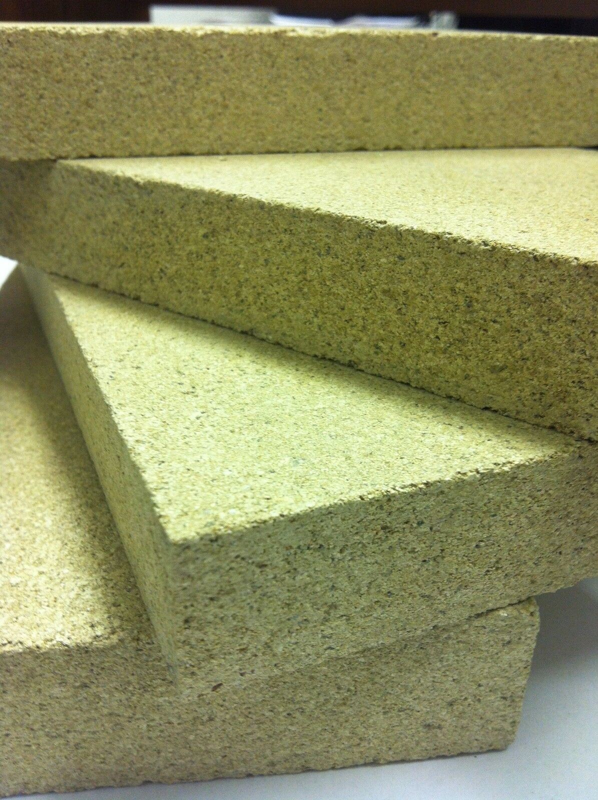 Vermiculite Firebrick Fire Board Heat Proof Brick Fireboard 25cm X 61cm ...