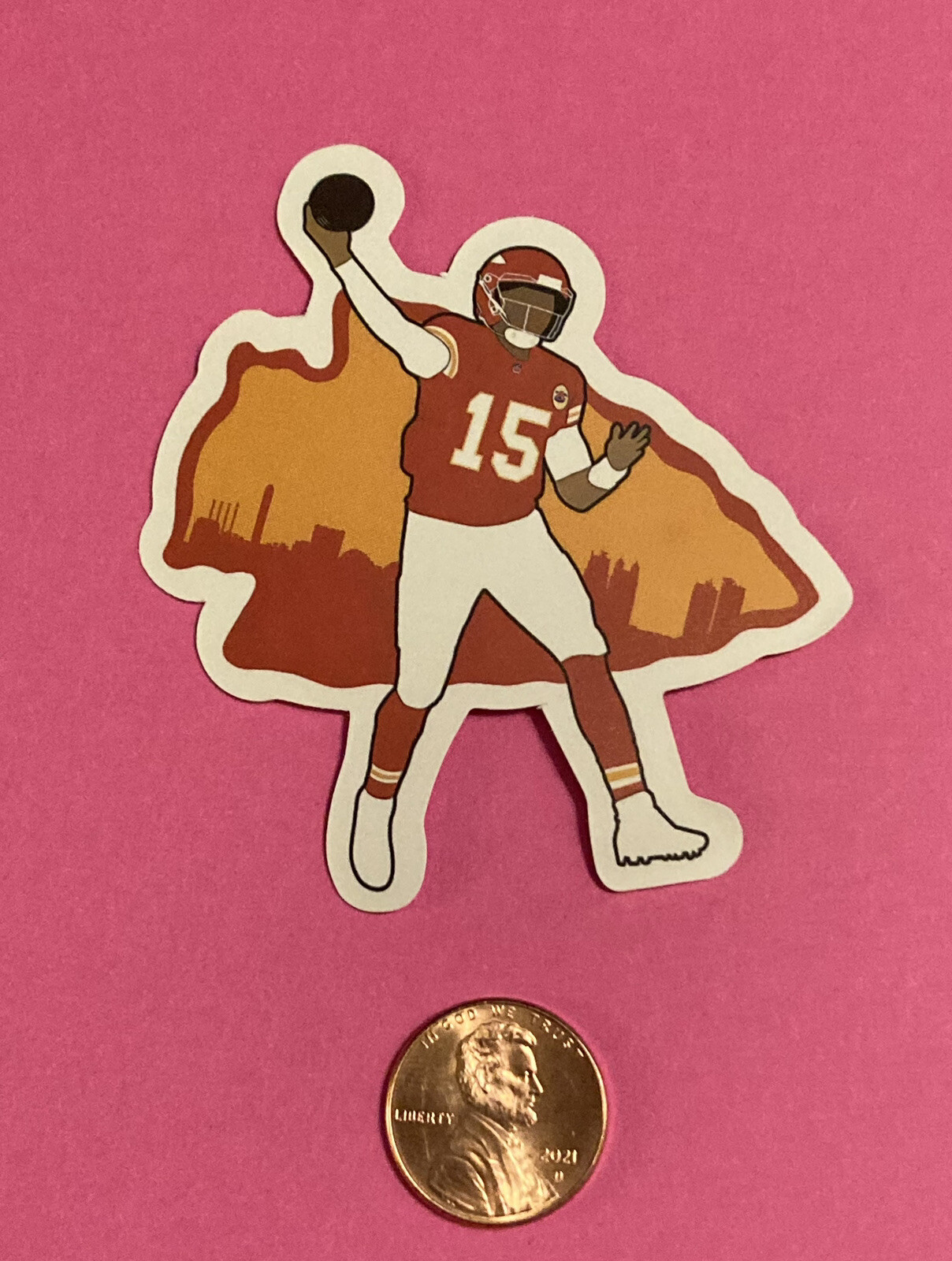 Patrick Mahomes Sticker Kansas City Chiefs MVP Free Fast US Shipping ...