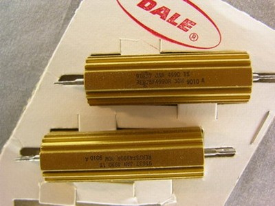 2 Vishay Dale RER75F4990R 499 Ohm 30W Aluminum Housed Power Resistors ...