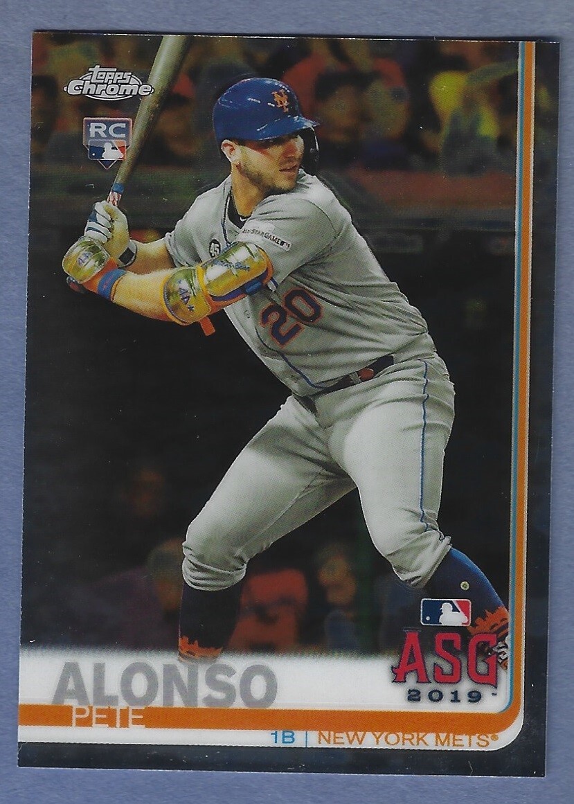 2019 Topps Chrome Update #86 Pete Alonso ASG Rookie Card - Mets | eBay