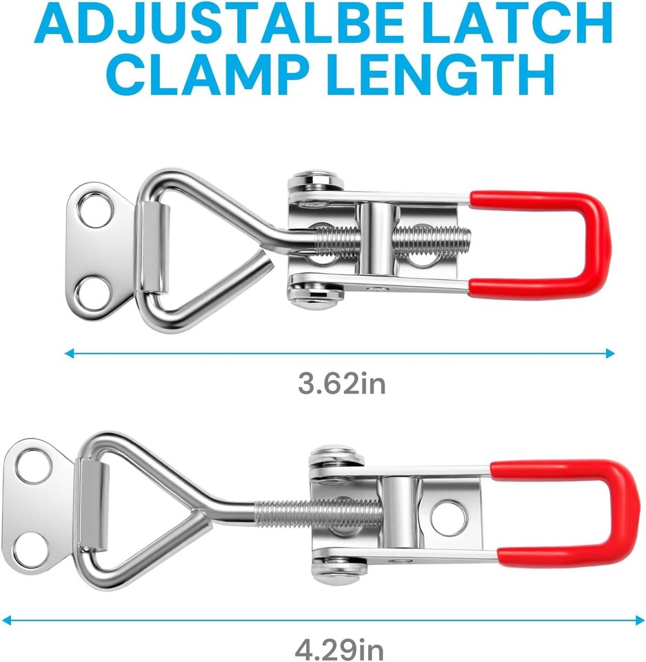 6 Pack Toggle Latch Clamp 4001, Adjustable Quick Release Pull Latches ...