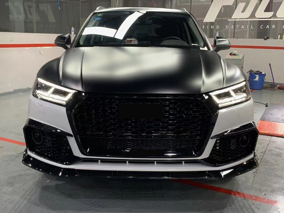 Front Bumper Body Kit w/ Lip For 2018-2021 Audi Q5 SQ5 B9 Standard To ...