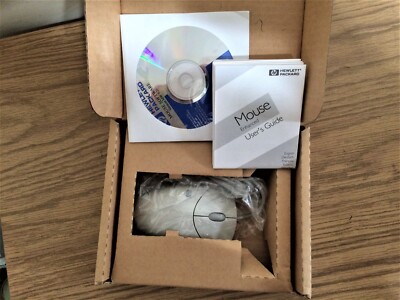 NEW Vintage HP 2-Button Wired PC Mouse 6-Pin mini-DIN PS/2 Connector ...