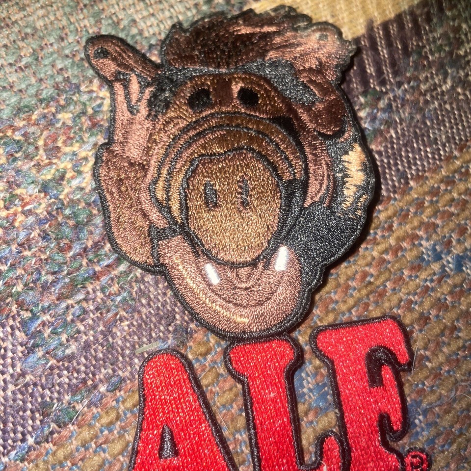 Alf TV Series Face and Name 4" Tall Embroidered Iron on Patch | eBay