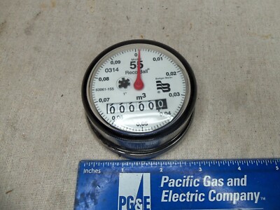 badger meter model 55 recordall 63961-155 replacement meter register | eBay