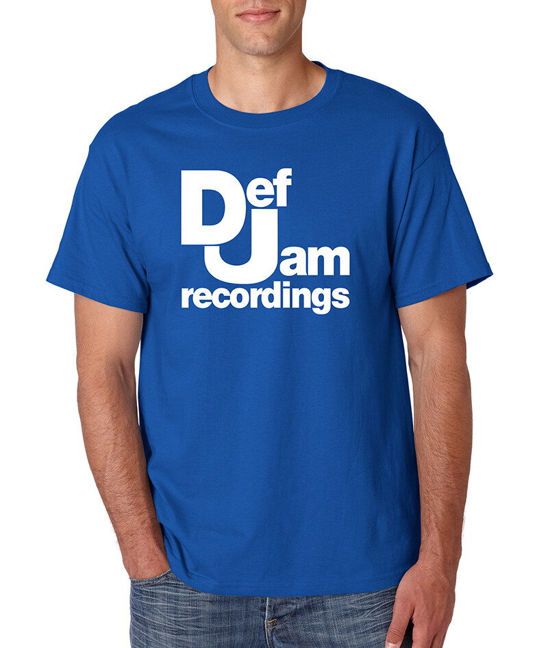 DEF JAM Recordings Logo T-Shirt Hip Hop Rap Classic Music Label Record ...