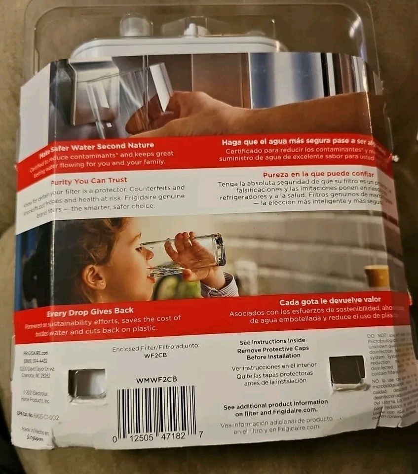 Frigidaire Pure Source 2 Water / Ice Refrigerator Filter #WF2CB Brand ...