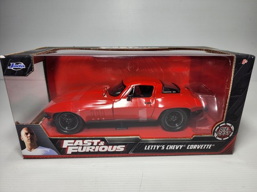 Jada 1/24 Fast and Furious Letty's Chevy Corvette Red Model Car ...