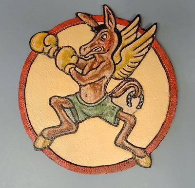WWII USAAF 334TH FS, 4TH FIGHTER GROUP LEATHER SQUADRON PATCH | eBay
