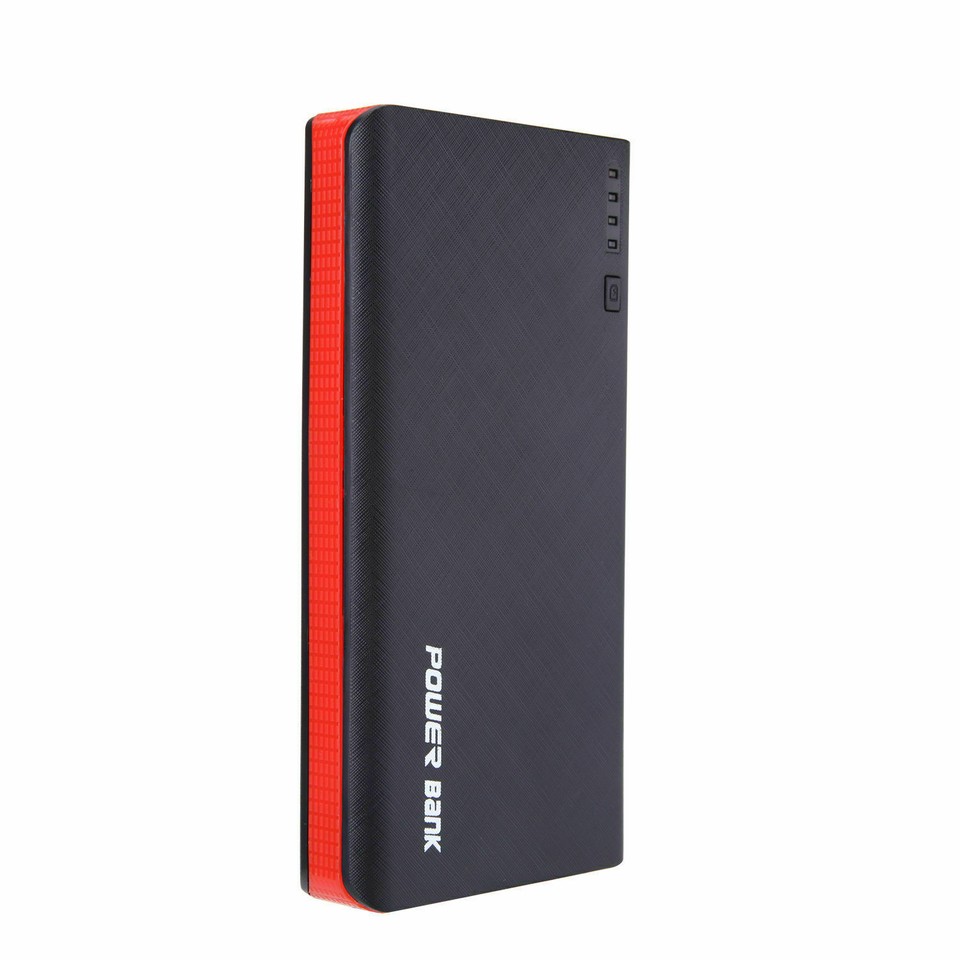 Power Bank 4USB Portable External Battery Backup Fast Charger 10000mAh ...