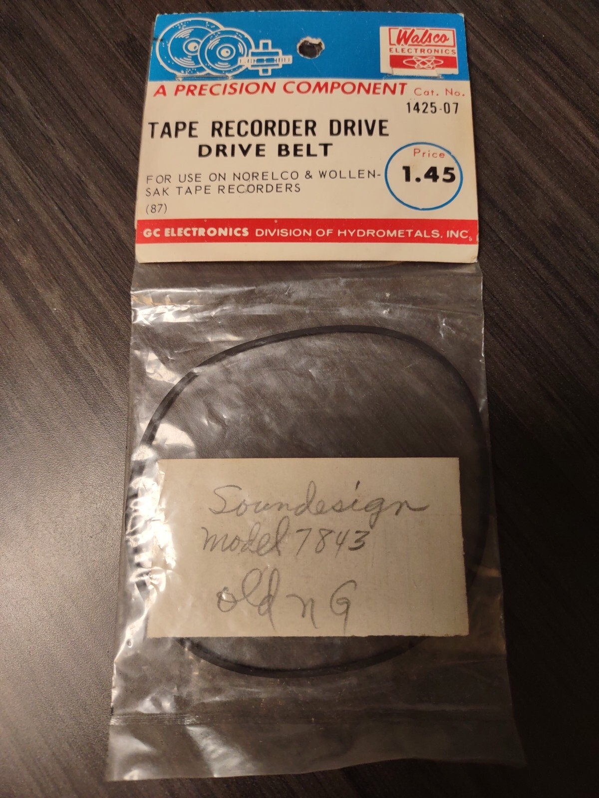 Belt kit for SOUNDESIGN cassette audio recorder turntable by model | eBay