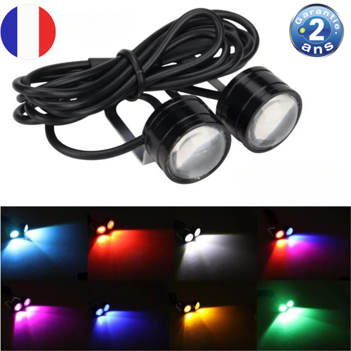 LED Daytime Running Lights Motorcycle Strobe 12V Eagle Eye - Fog Light ...