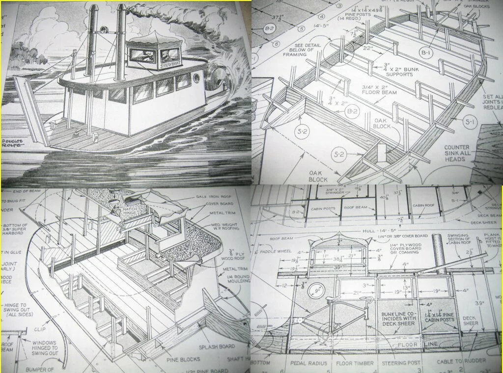 Buliding Paddlewheel Boat Plans