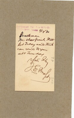 BOSTON, SPRINGFIELD & NEW YORK RAILROAD CDS - PAT LEA MFG CO ...