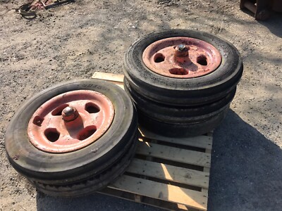 Pair Of Fordson Major Tractor Cast Front Wheels | eBay UK