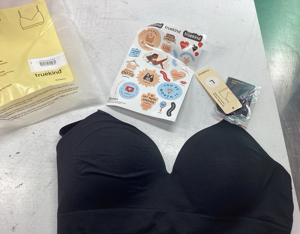 TrueKind Supportive Comfort Shapermint Bra Large Black | eBay