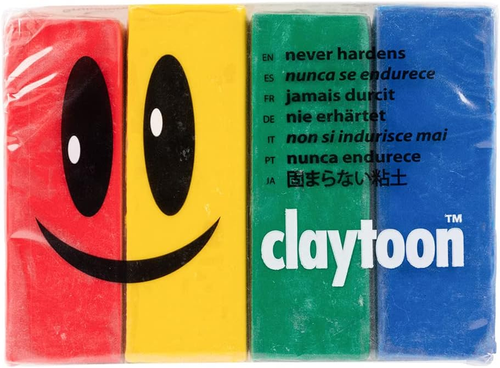 Claytoon Modeling Clay – Primary 1 Lb Set – for Adult Use Only ...