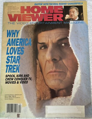 MOVIE MAG: Home Viewer, The VCR Guide VHS; December 1986 Leonard Nimoy LN In CS | eBay.de