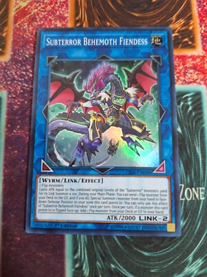 Yu-Gi-Oh! Subterror Behemoth Fiendess CIBR-EN098 Super Rare 1st Edition ...