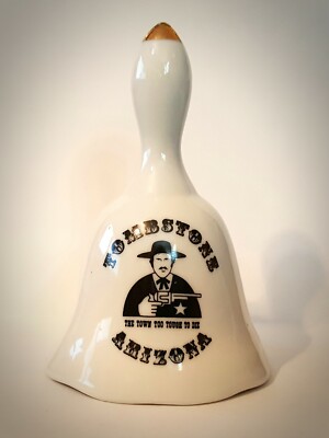 Tombstone Arizona Souvenir Bell Vintage Porcelain | eBay