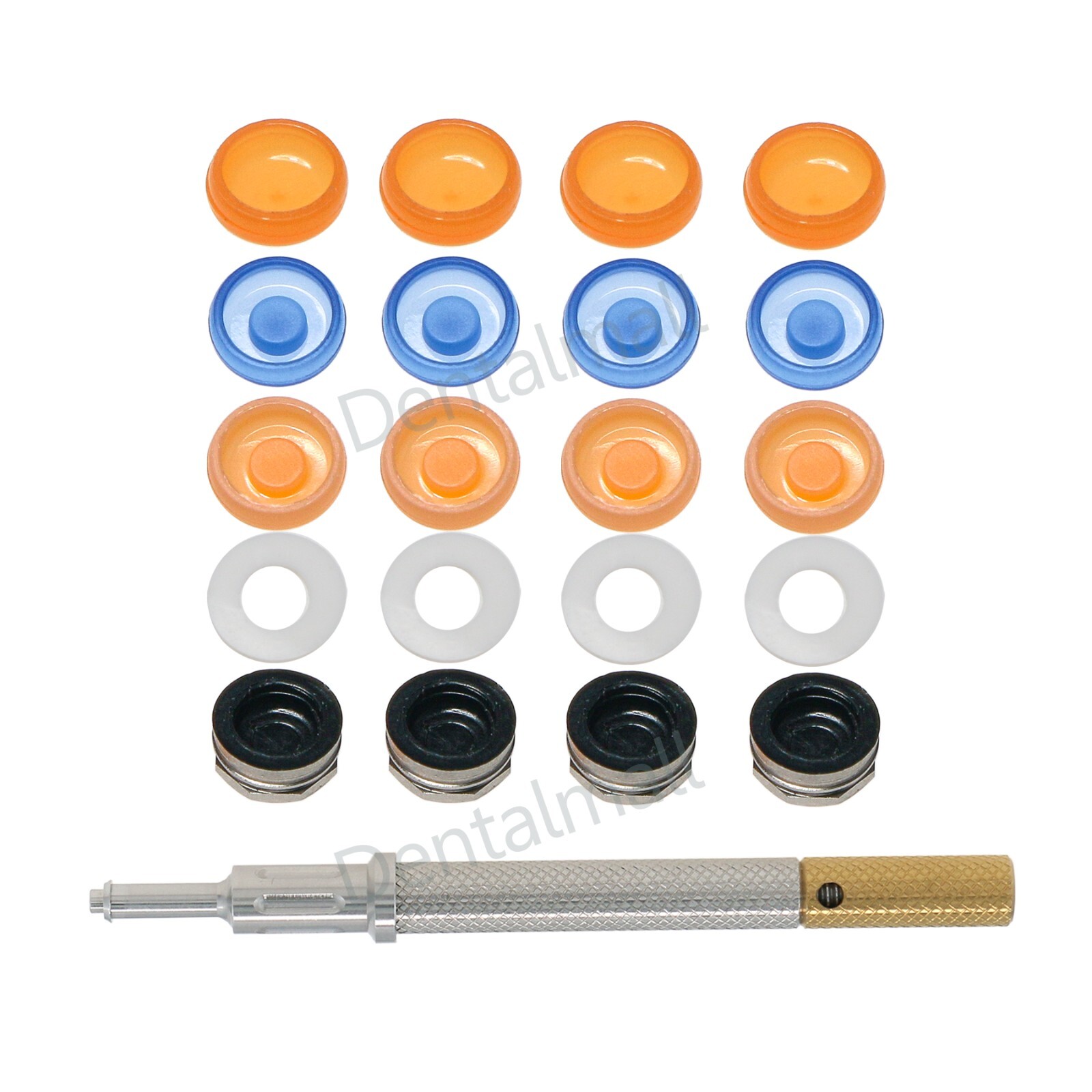Universal Implant Retention Caps Set Insertion Extraction Remove Core ...