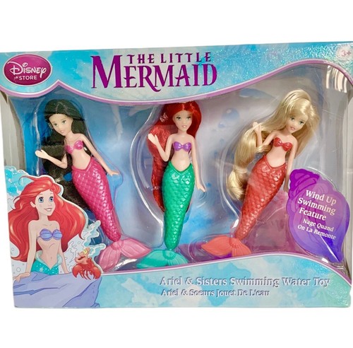 Disney Little Mermaid Princess Ariel & Sisters Swimming Barbie Dolls ...