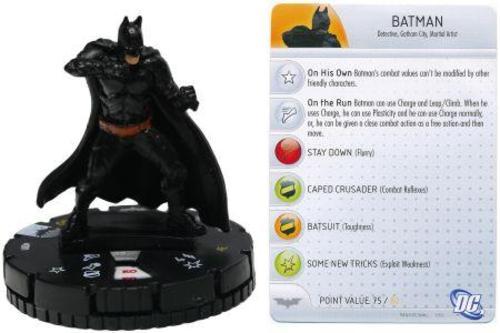 Heroclix: Batman (201) [NM with Creased Card] DC The Dark Knight Rises ...