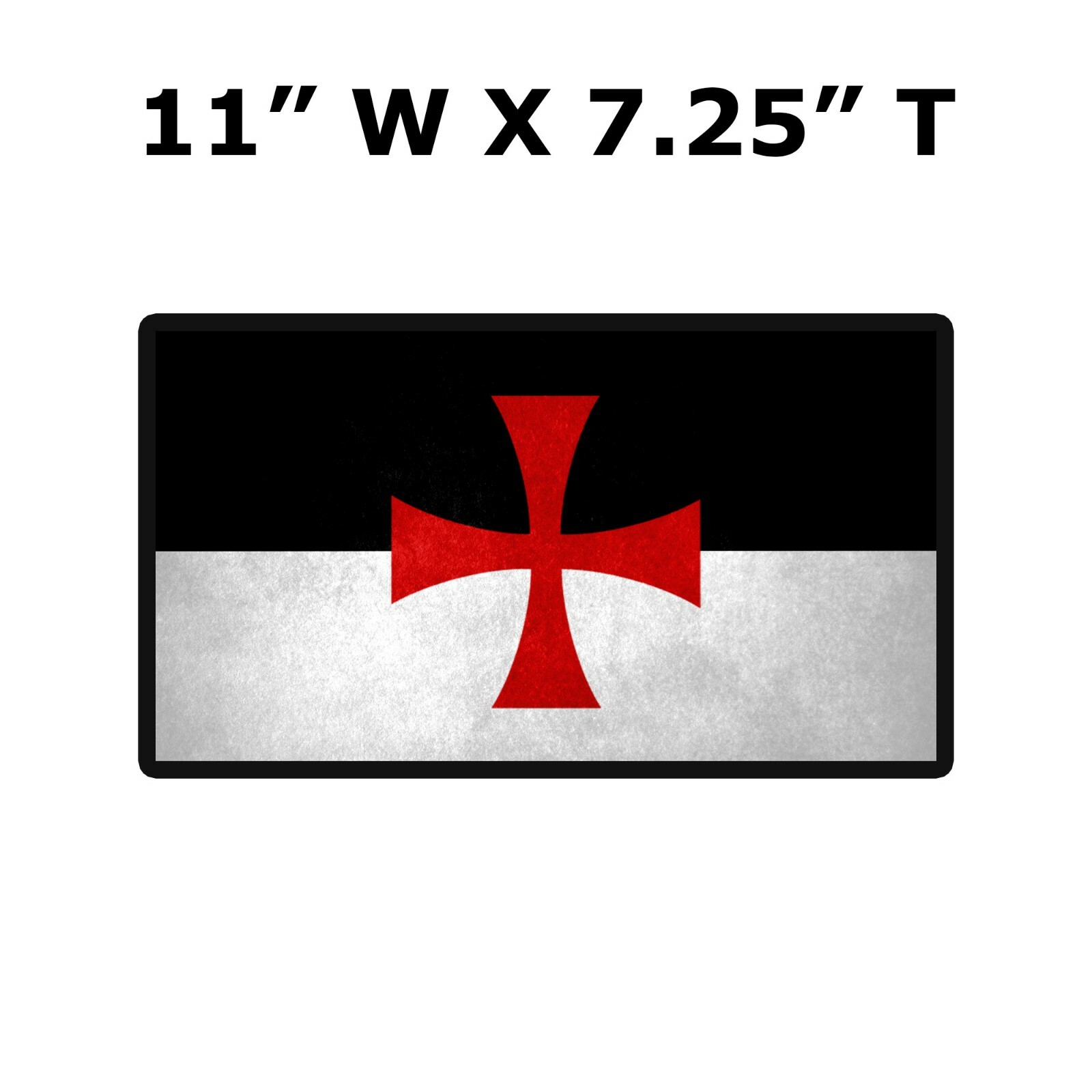 KNIGHTS TEMPLAR BEAUSEANT Car Truck Sticker Decal CRUSADES RELIGIOUS ...