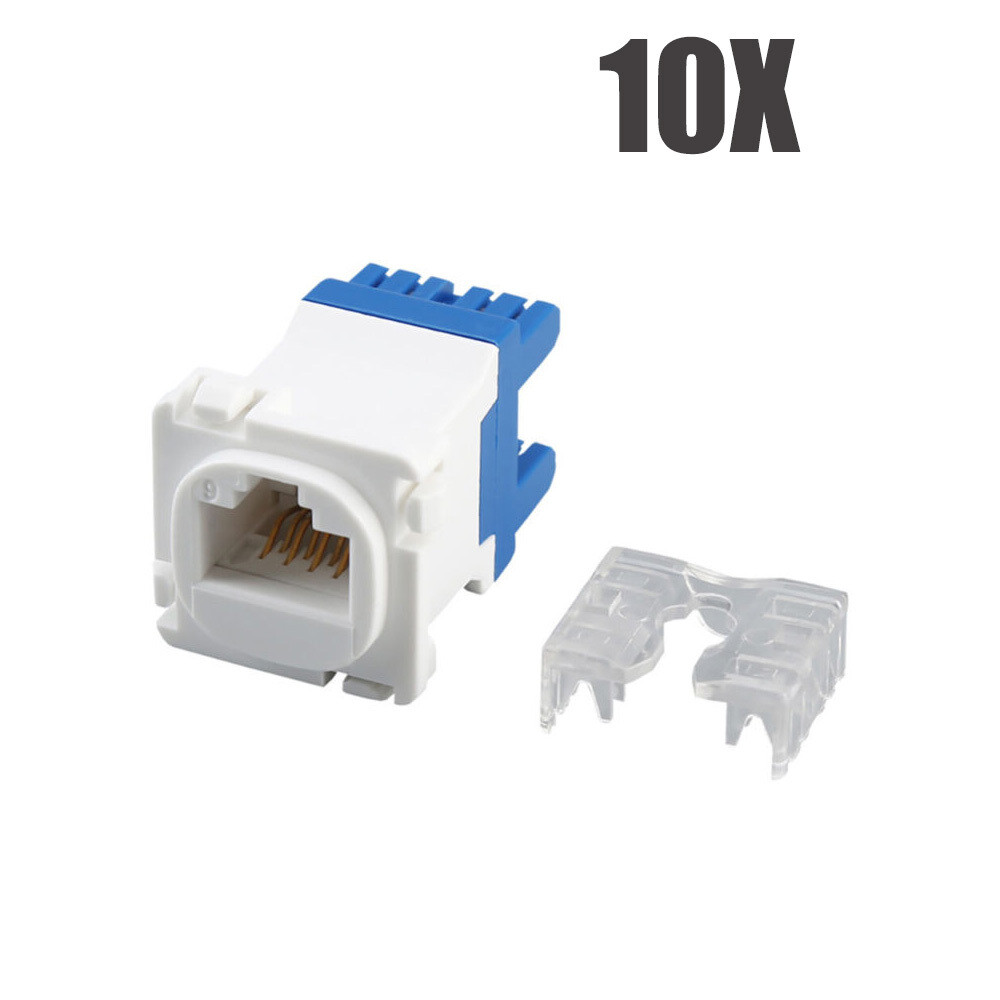 30/50Pcs Clipsal Compatible Style CAT6 RJ45 8P8C Network Data Jack Mech ...