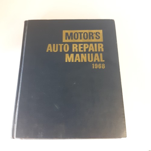 Motor's Auto Repair Manual 1968 Vintage Hardcover Mechanic Repair Shop ...