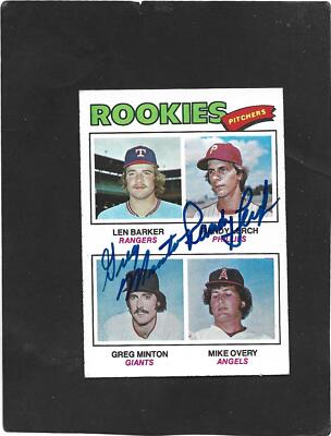 1977 Topps MLB # 489 Randy Lerch /Greg Minton duo autographs | eBay