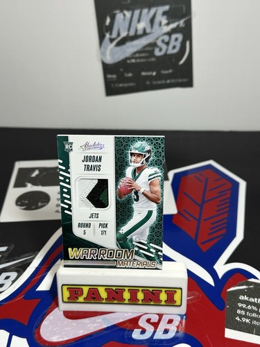 2024 Panini Absolute Jordan Travis #wrm-jts War room Materials Patch RC ...