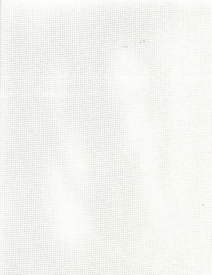 14 COUNT POLYESTER AIDA FABRIC 36" x 60", WHITE WITH FREE CHART ...
