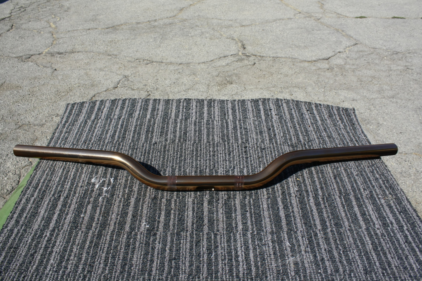 75-76 HONDA CB400 CB400F CB 400 CHROME handlebars Drilled Knurled like ...