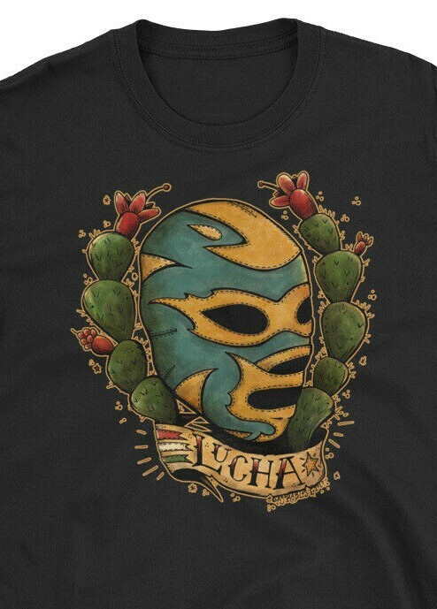 Luchador Mask Tattoo Design