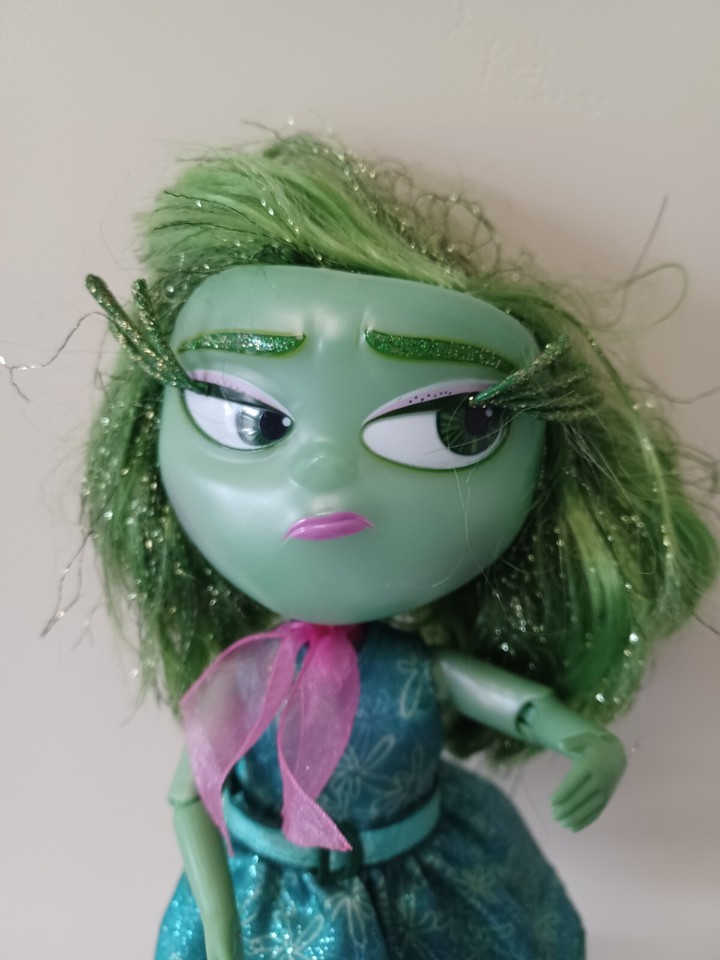 Disney Inside Out Toy Doll 9" Disgust Talking & Light Up Face VGC | eBay
