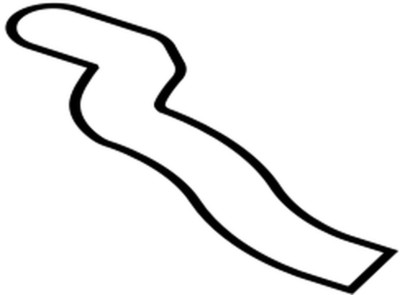 21501-EL000 Nissan Hose-radiator, upper 21501EL000, New Genuine OEM ...