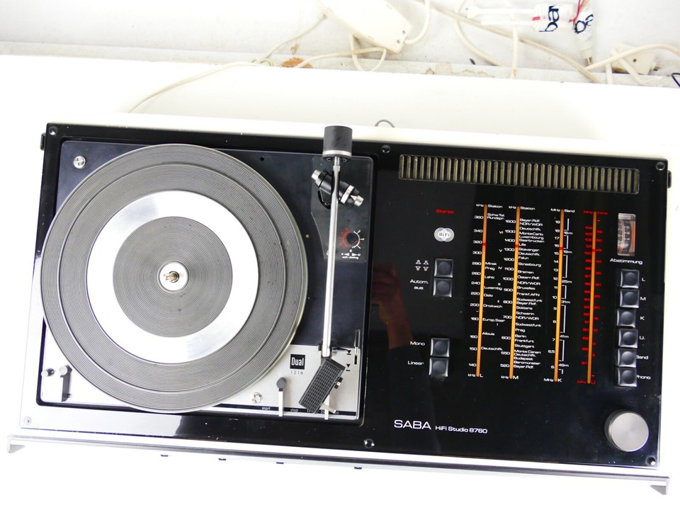 Saba Hifi Studio 8760 Vintage Dual 1216 Plattenspieler Receiver Kombi ...