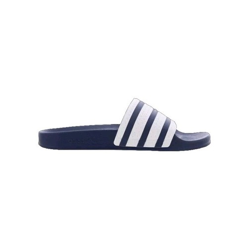 ADIDAS ORIGINALS MENS ADILETTE TREFOIL SLIDES SIZE 13 G16220 BLUE WHITE ...