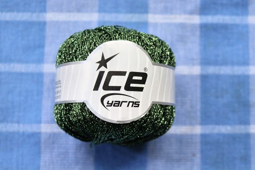Ice Metallic Yarn - Color Green - New | eBay
