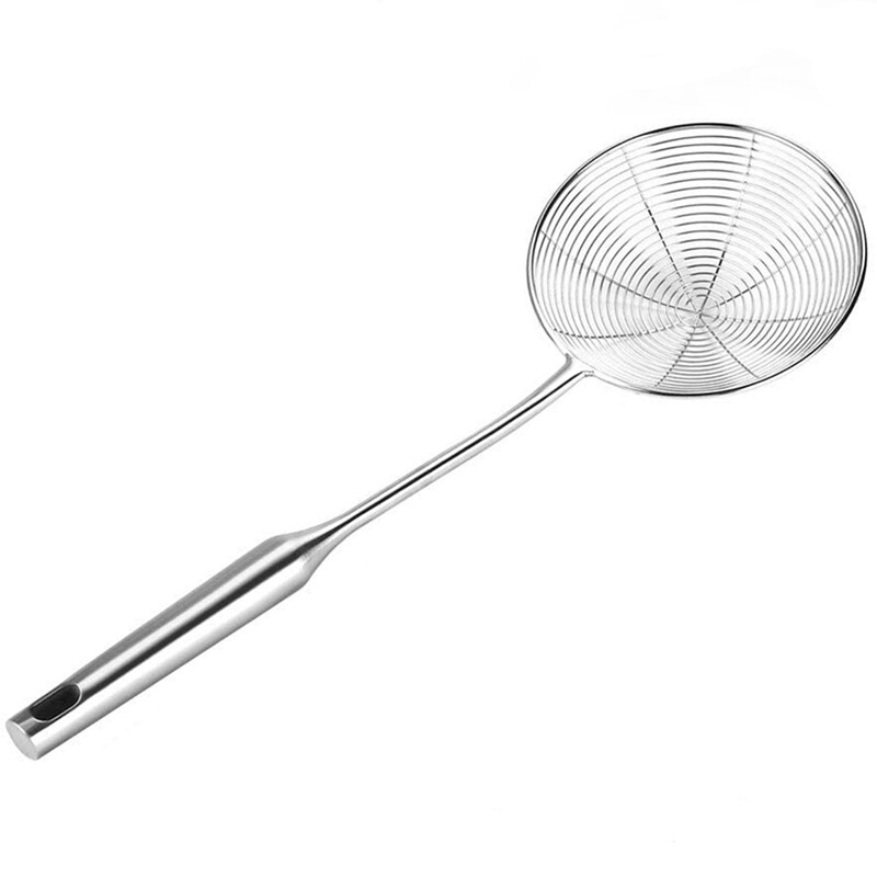 Strainer Skimmer Ladle Stainless Steel Metal Frying Basket with ...