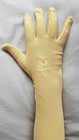 Long Full Finger Gloves Hand Cover Ladies Colour: Beige & Black Evening ...