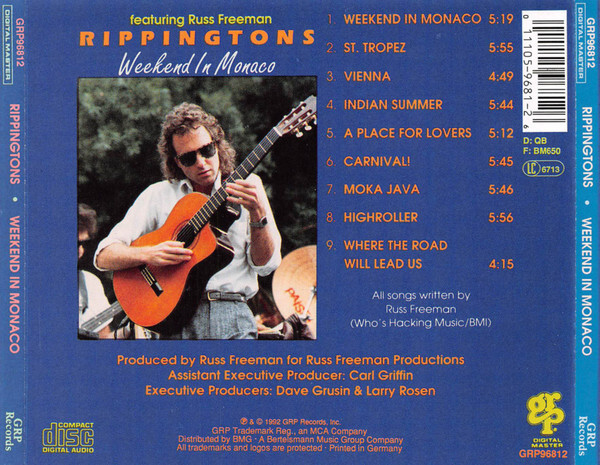 Weekend in Monaco by The Rippingtons (CD, Aug-1992, GRP (USA)) for sale ...