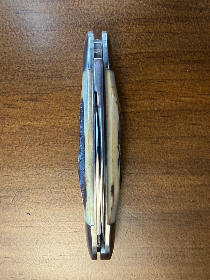 Great Eastern Cutlery GEC 2010 pattern 36 (362210) 4 1/4" Sunfish burnt ...